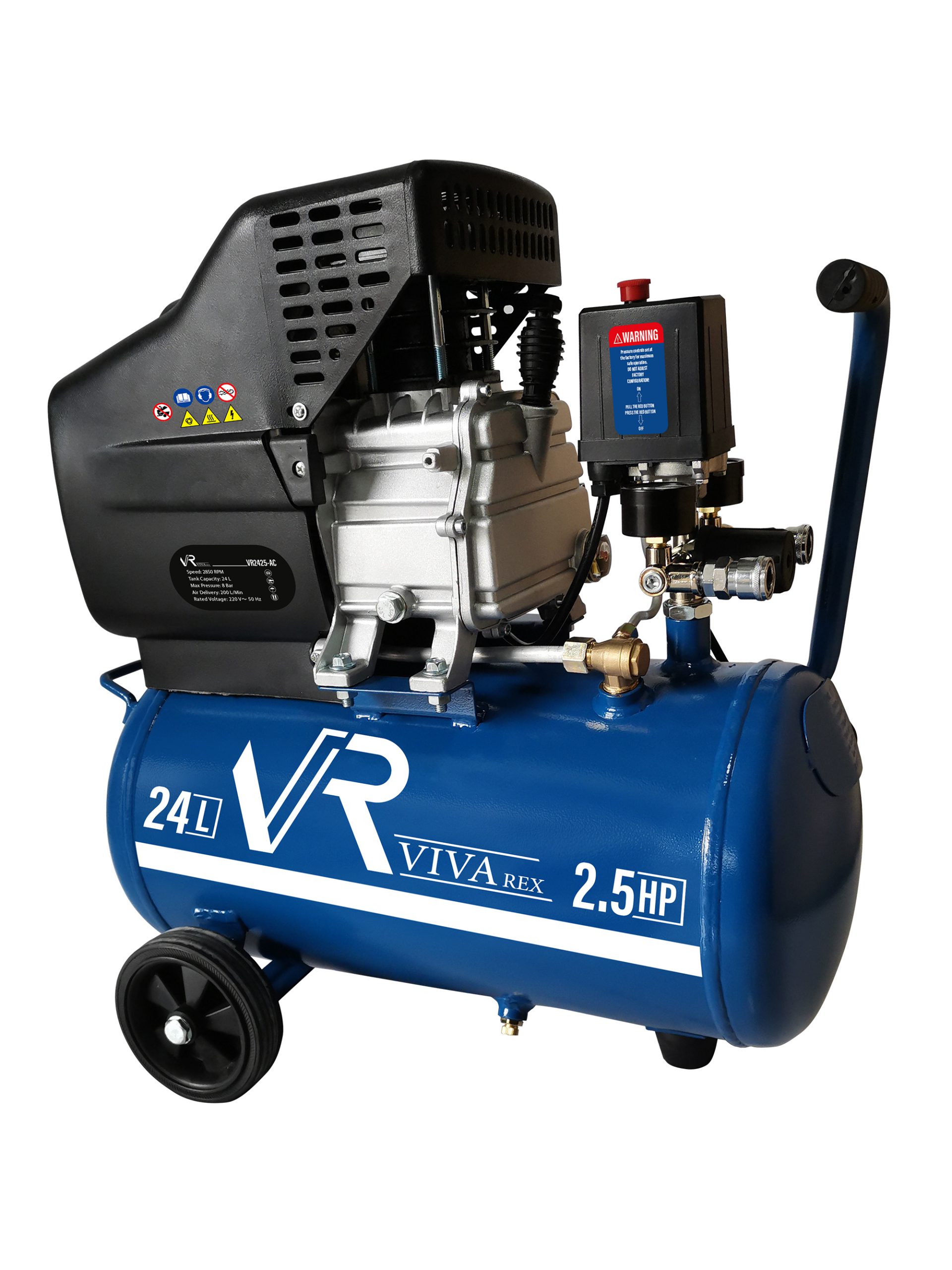 کمپرسور باد AIR COMPRESSOR VR2425-AC | Vivarex Tools