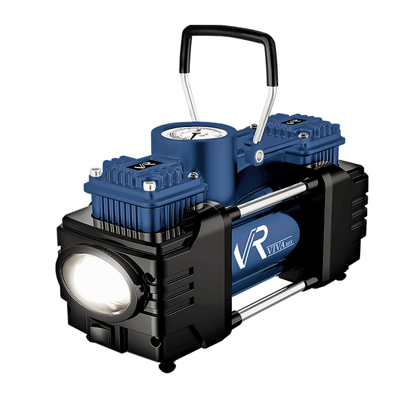 کمپرسور فندکی دو سیلندر با لوازم VR1208-ACT | Vivarex Tools